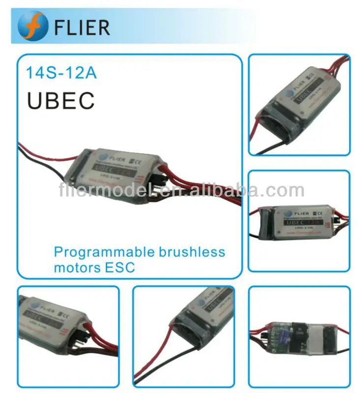 Flier-convertidor UBEC 12S 12A para controlador ECS| Alibaba.com