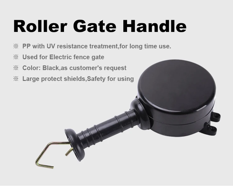 Retractable Electric Fence 5m Length Poly Tape Roller Gate Handle - Buy ...