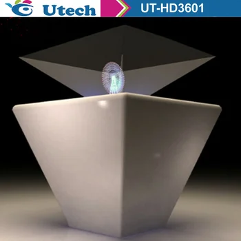 360 Degree Holographic Display 3d Pyramid,3d Hologram Box For ...