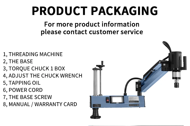 Odetools Fast Universal Automatic Electric Threading Tapping Machine ...