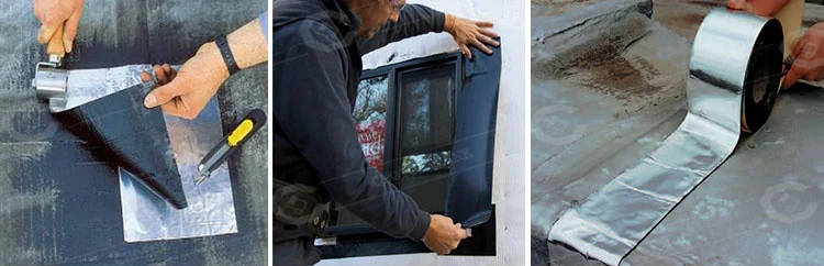 Self Adhesive Bituminous Waterproofing Tape Roofing Flashing Tape - Buy ...