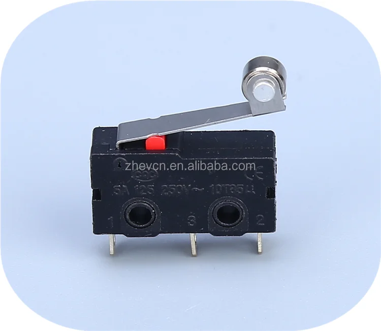 KW12-N Micro Switch with Roller LXW-5-1-2 1NO1NC - 500000 Cycles