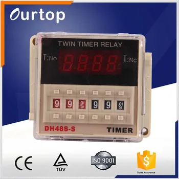 Dh48s-s Twin Timer Delay Relay 0.1s - 990hour Digital Twin Timer - Buy Twin Timer Delay Relay ...