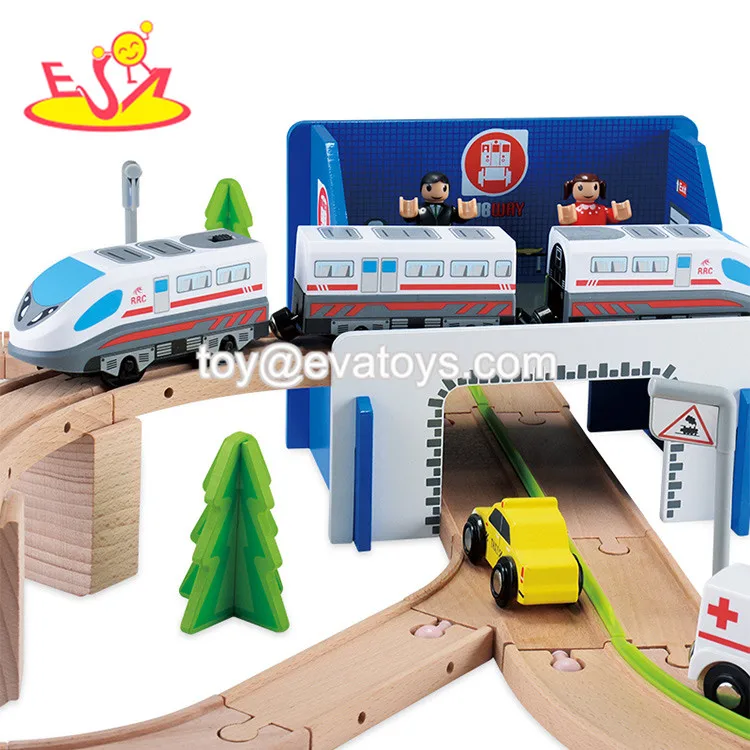 Kid Wholesale Simply Design Train Toys Wooden Train Track For Preschool ...