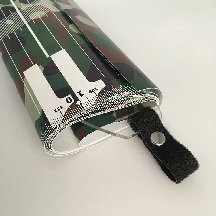 Custom Hot Sale Fishing Measure Foldable Waterproof Pvc Fishing Ruler ...