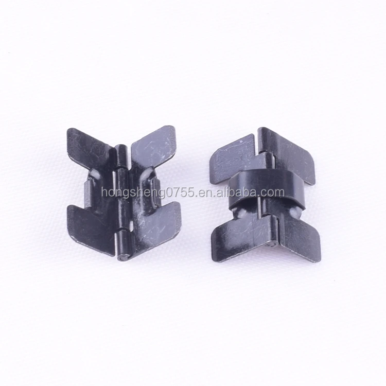Various Sizes Small Metal Black Jewelry Box Concealed Spring Hinge For ...