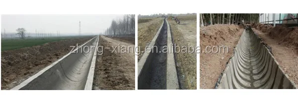 Precast Concrete Parabolic Segments for Watercourse Lining