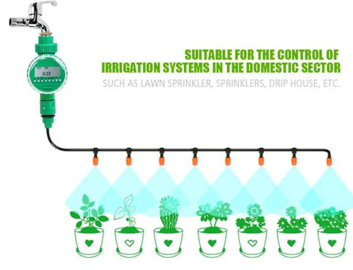 English Automatic Spray Intelligent Irrigation Timer - Buy Irrigation ...