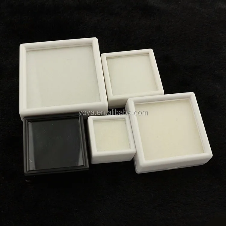 Pg1001 Small Gemstone / Cabochon Display Box Withg Glass Windom And ...