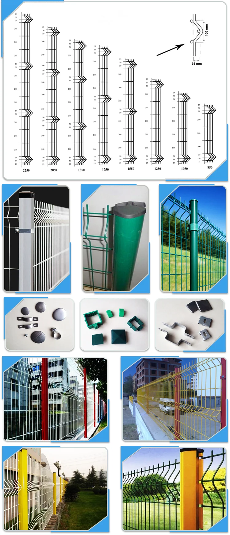 Acmafor 3d Mallas De Alambre Soldado Con Autógena Galvanizado De La ...