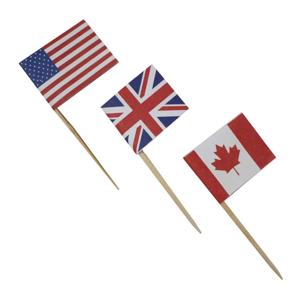 Disposable Party Food Picks,Toothpicks Flag,Toothpick Flags With Logo ...
