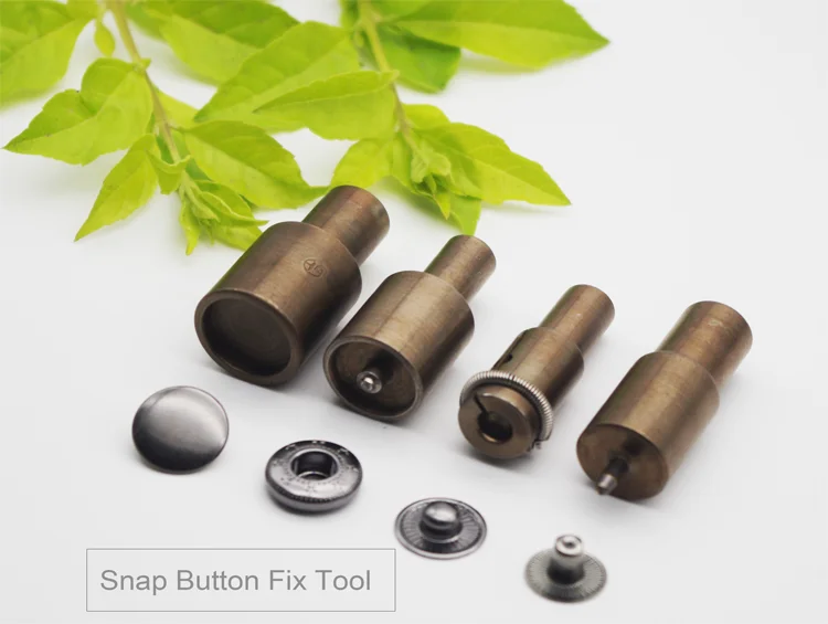 Wholesales 4 Parts Nylon Round Snap Fastener Press Snap Stainless Steel ...