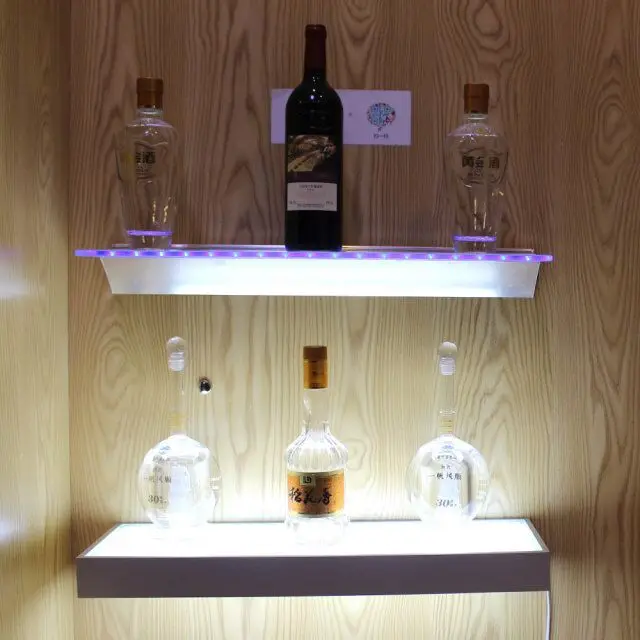 12v Dc Led Lighted Floating Shelves With Ce Rohs Fcc Approval - Buy Led ...