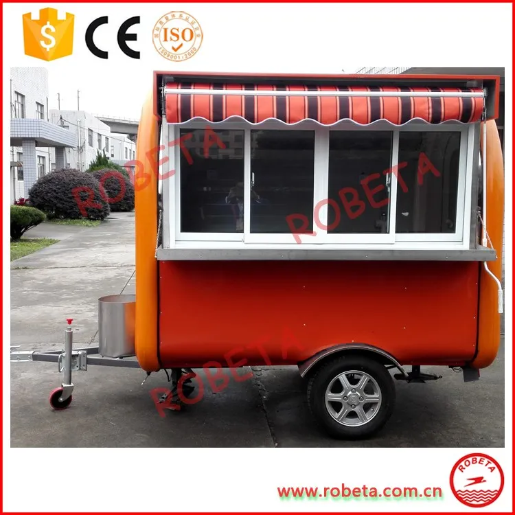 Towed Customized Mobile Waffle Carts Food Cart For Sale - Buy Waffle ...