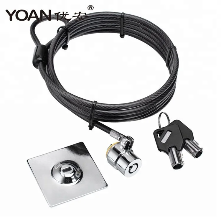 High Security Laptop Wire Lock - YOAN Master Key System