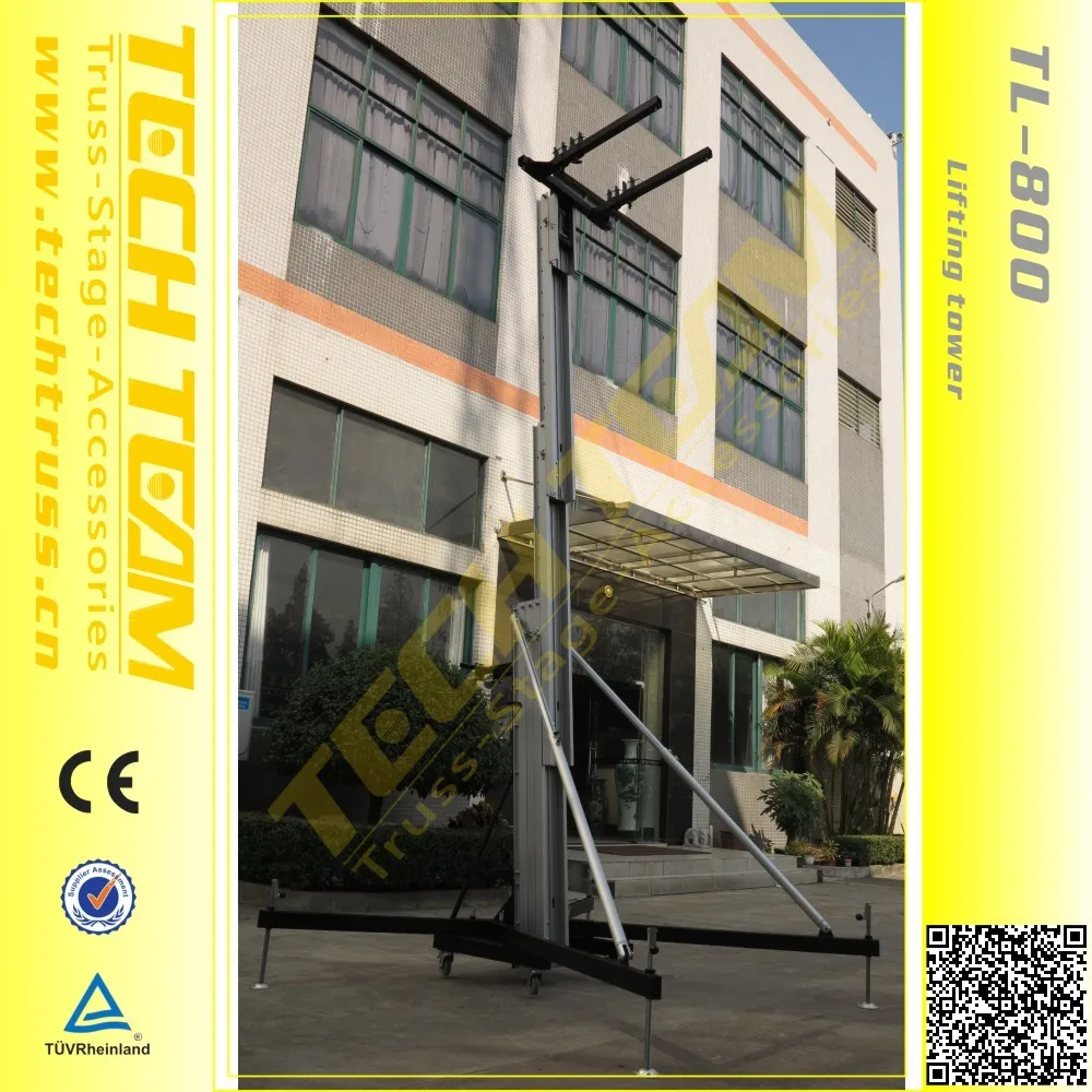 TL-800 Line Array Truss Lift Tower - Heavy Duty Speaker Support