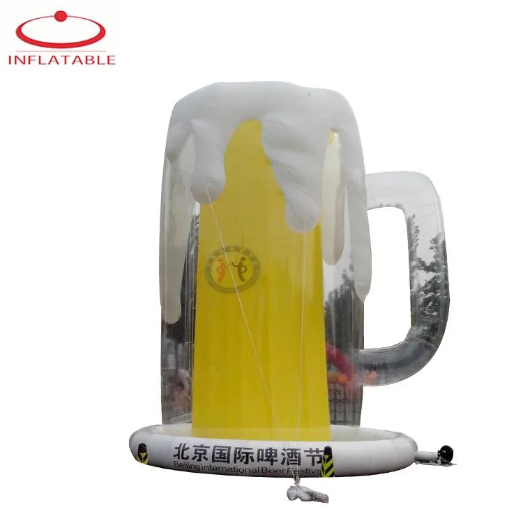 Giant Inflatable Beer Cup Mug Model For Oktoberfest - Buy Inflatable ...