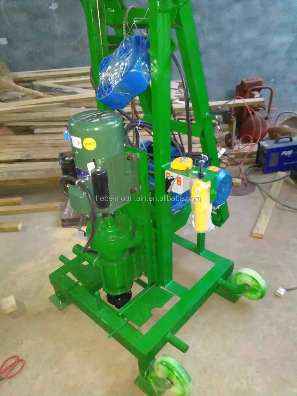 100m Deep Small Electric Folded Portable Water Well Drilling Machine ...