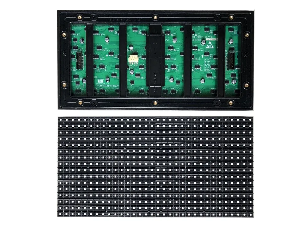 10000 Nits P10 LED Display Module - Bright Outdoor Video Sign