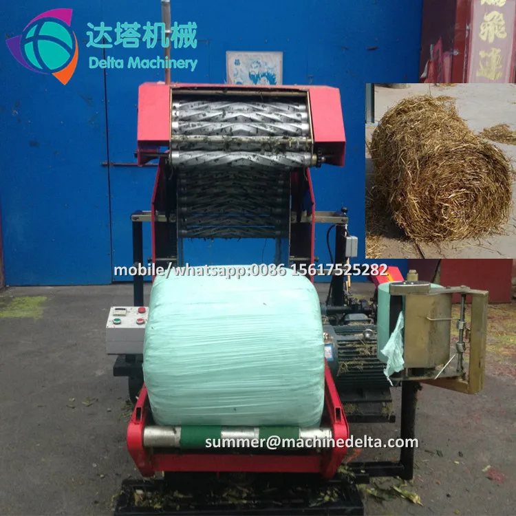 Green Silage Round Baling Machine For Forage Storage Grass Bale Machine ...