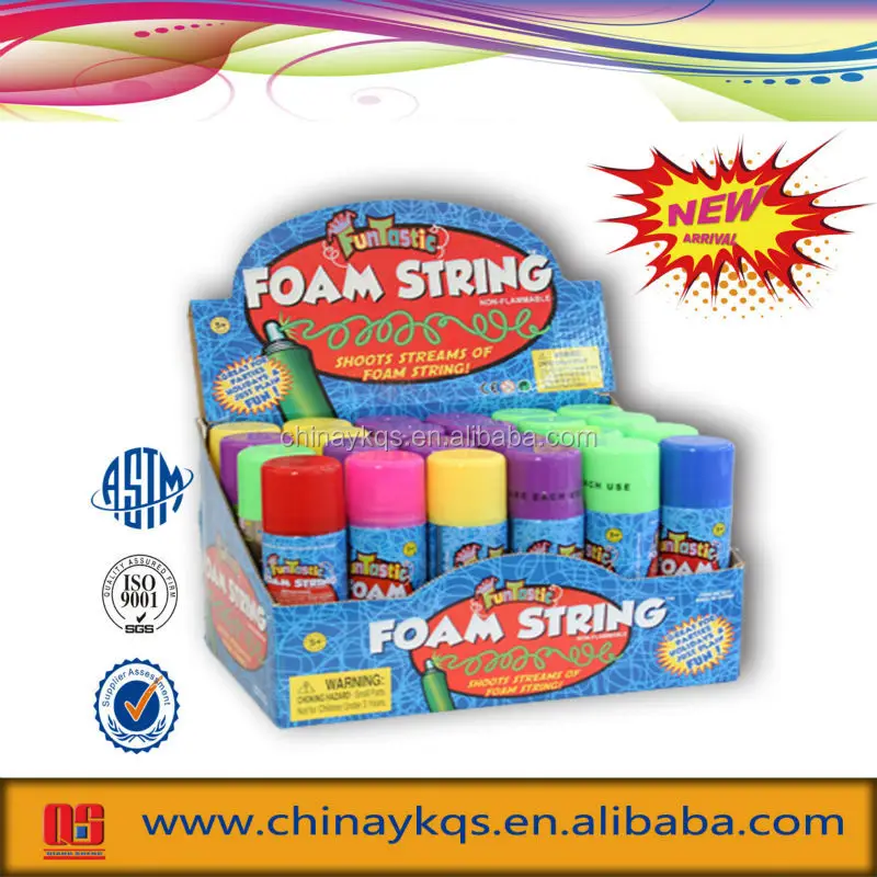 3OZ Non-Flammable Color Silly String Spray Simple Style Crazy String ...