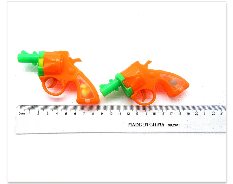 Funny Kids Playing Sweet Toy Flashing Light Shooting Gun With Candy ...