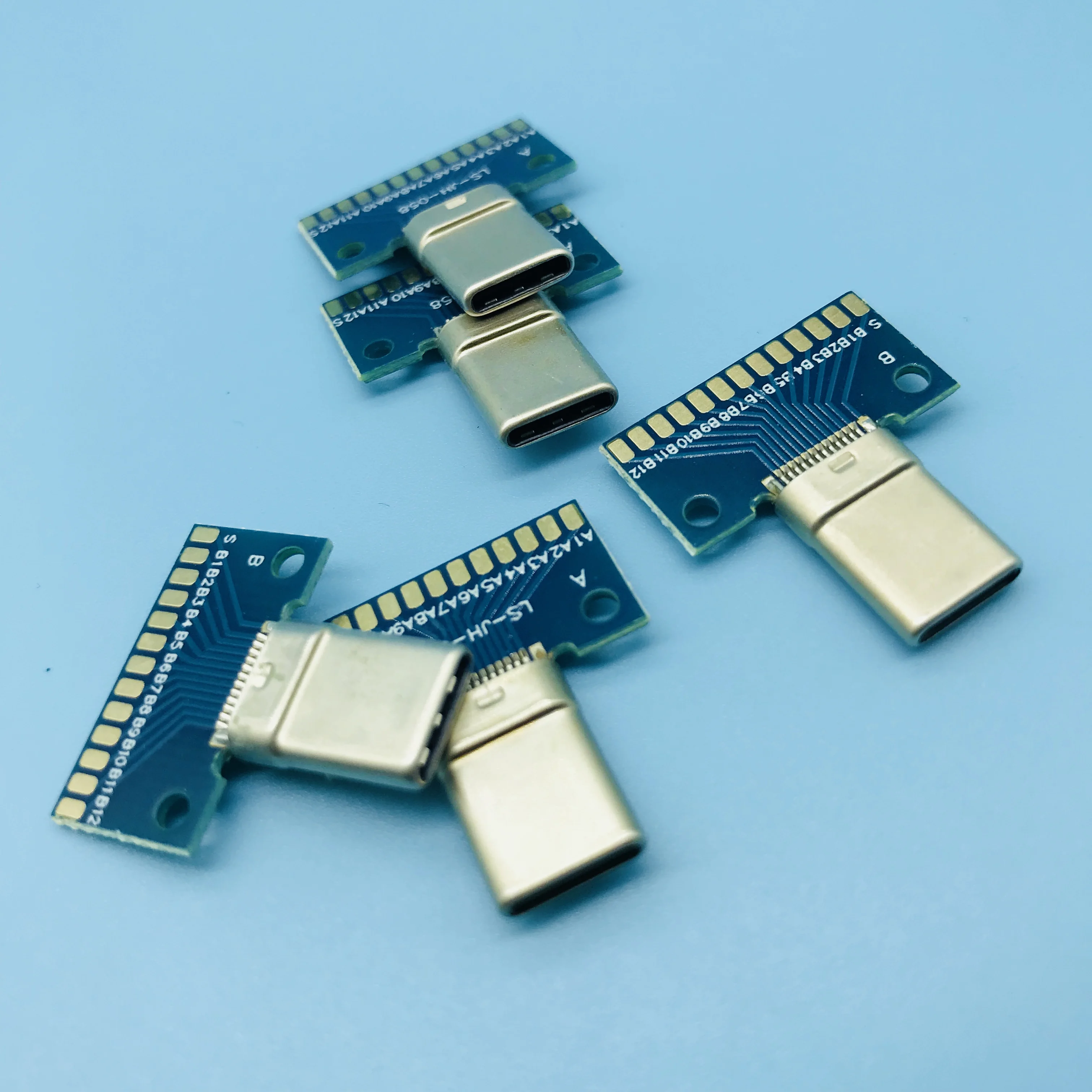 DIY Type C Male Test Plug Socket Connector USB 3.1 Adapter