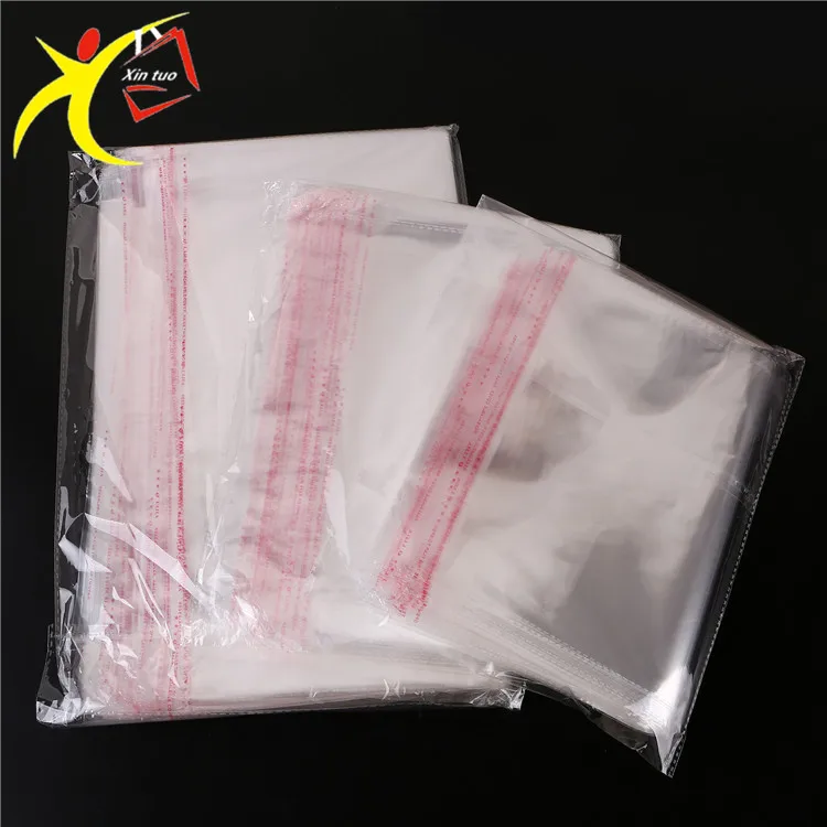 Resealable Header Self-adhesive Printed Print Plastic Poly Opp Custom ...