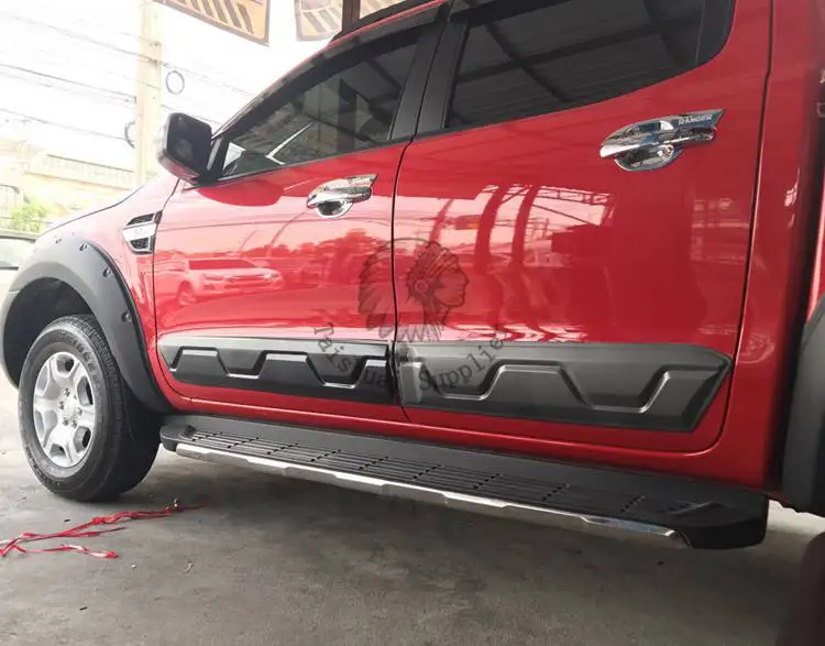 Car Door Cladding Body Kit Door Trim For Ranger 2012 2017 2018 T6 T7 T8 ...