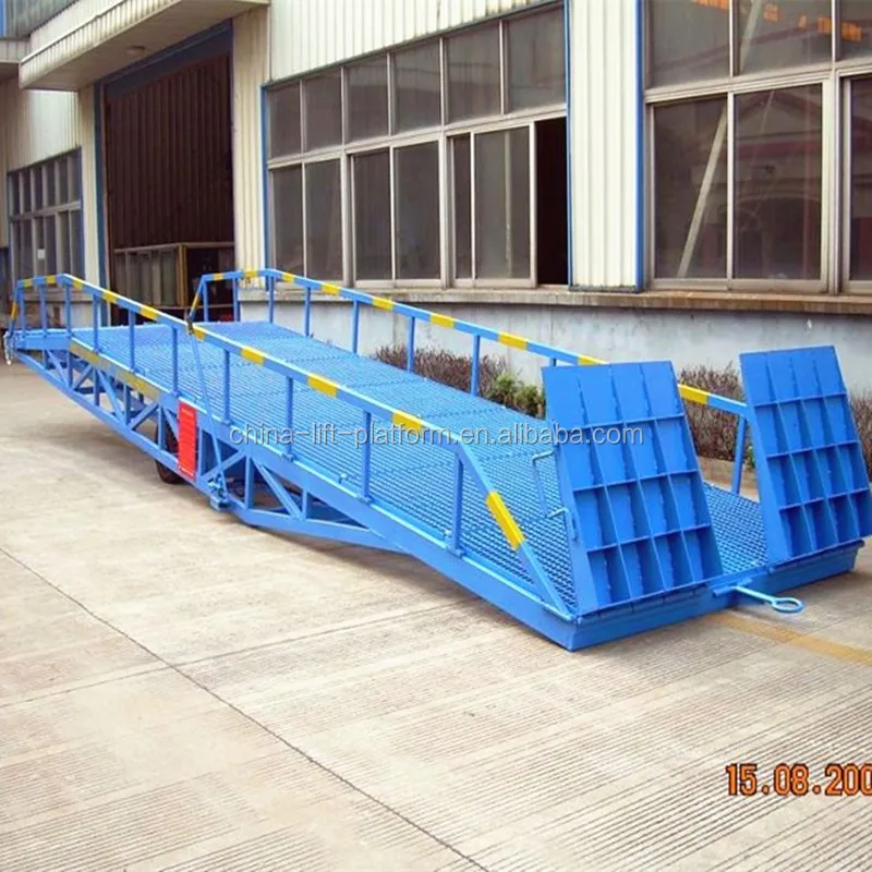 6-10t Weight Adjustable Container Ramp For Forklift Mobile Loading ...
