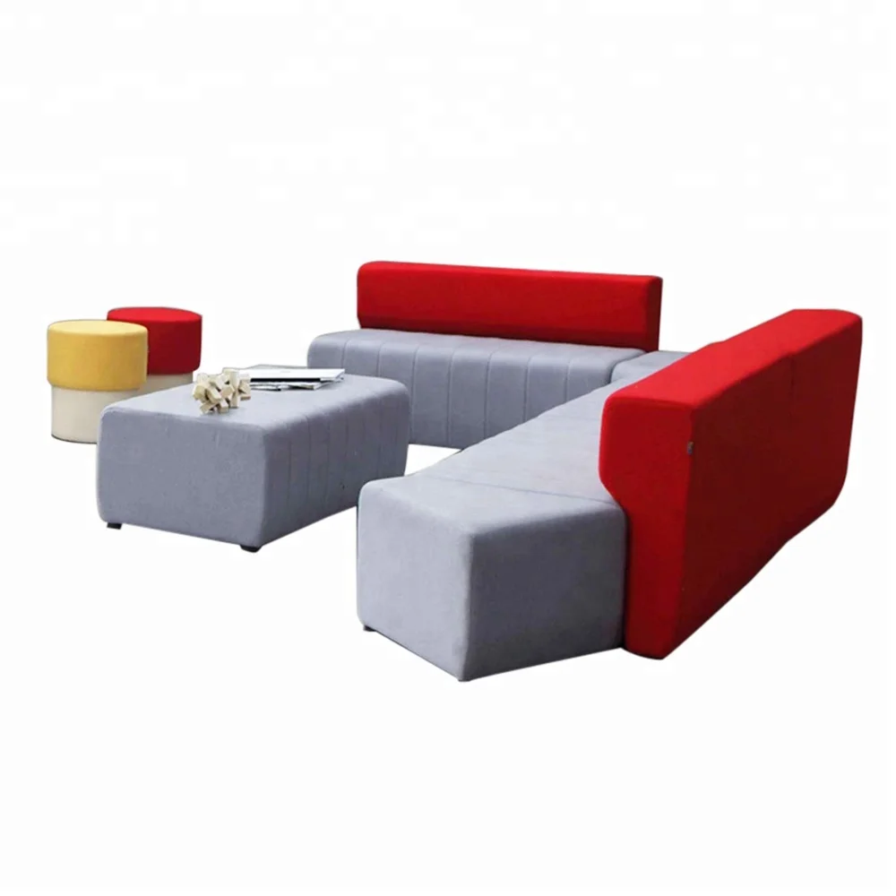 Sofa Sets Meeting Room Furniture Reception Combination High Back Office ...