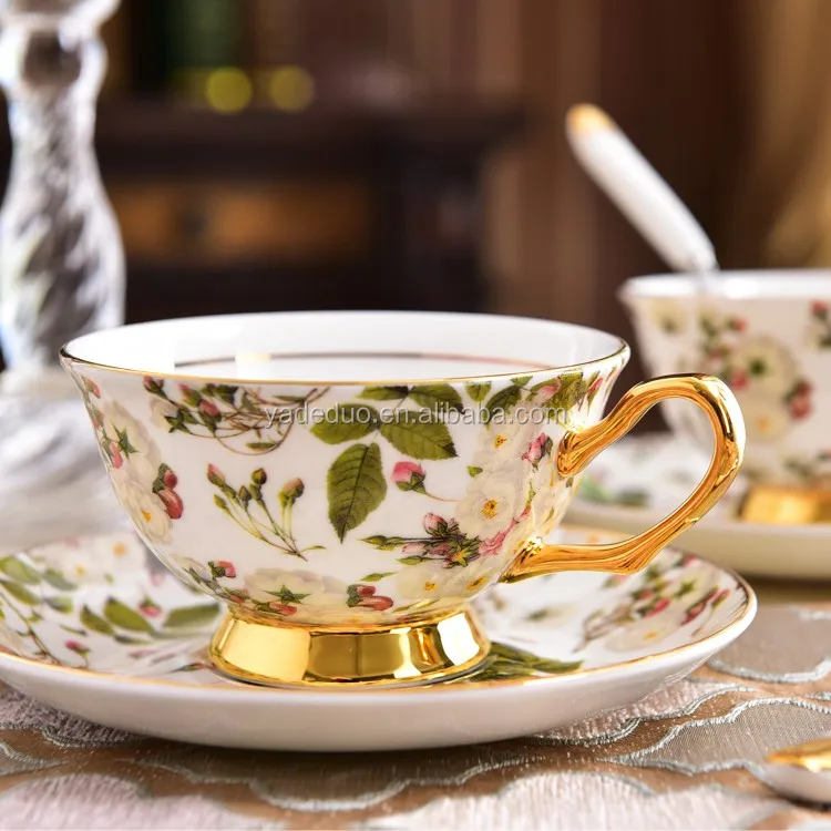Elegant Floral Coffee Mugs - Perfect for Gifts & Events