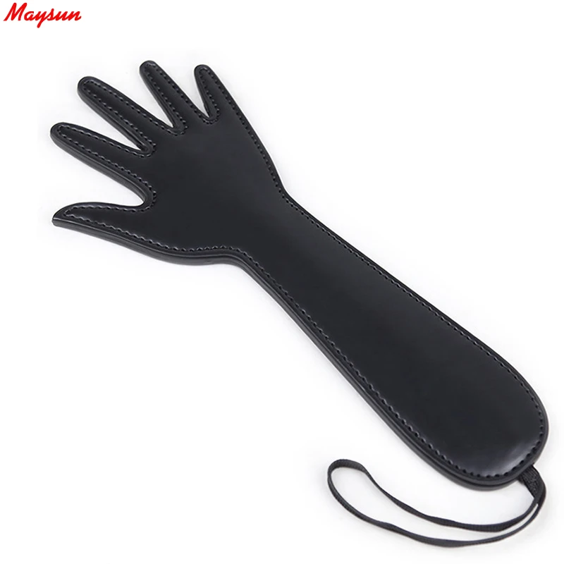 The Five Fingers Bdsm Rubber Surfaced Spanking Paddle - Buy Leather ...