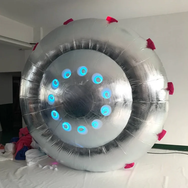 3m Inflatable Lighting Ufo Spaceship Balloon For Club Decoration - Buy ...