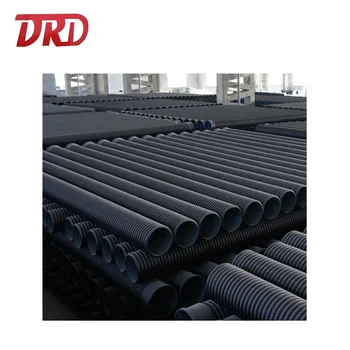 Corrugated Slotted Hdpe Pipe For Drainage - Buy Corrugated Plastic ...