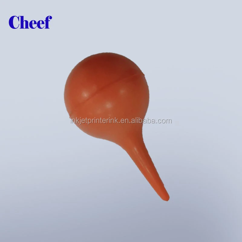 Air Blowing Wash Ear Ball - Red Rubber Dust Ball