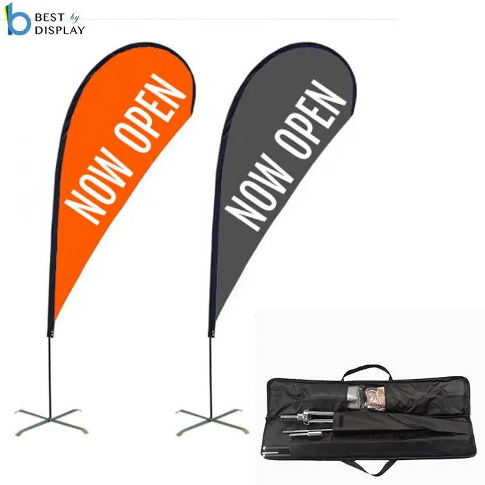 Event Advertising Beach Flying Banner - Outdoor Teardrop Flag