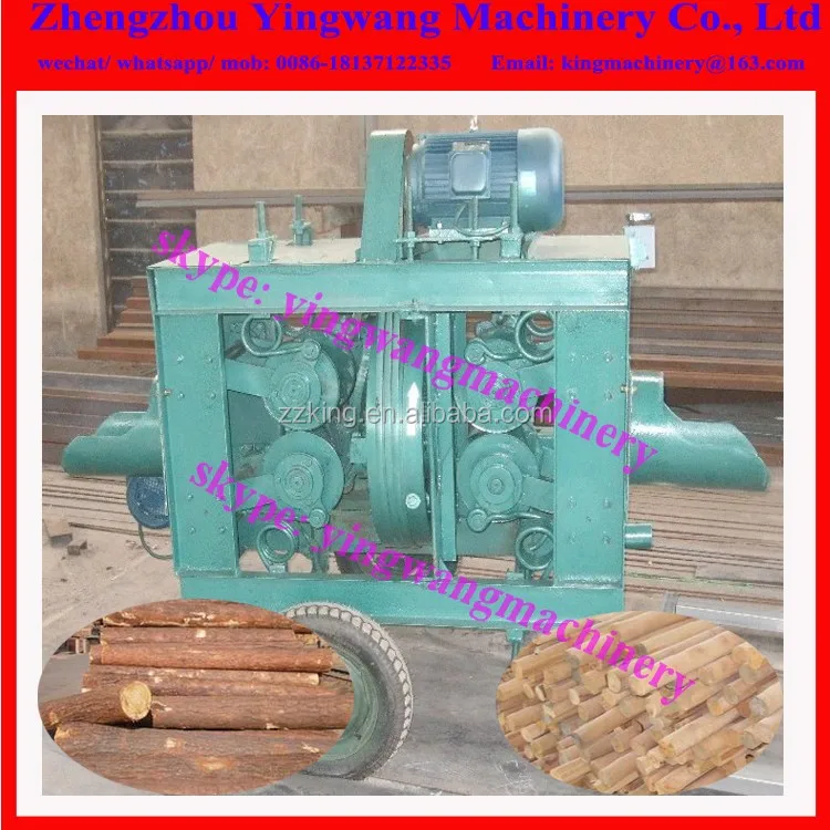Round Log Skin Peeler Machine / Vertical Wood Tree Log Bark Peeler ...