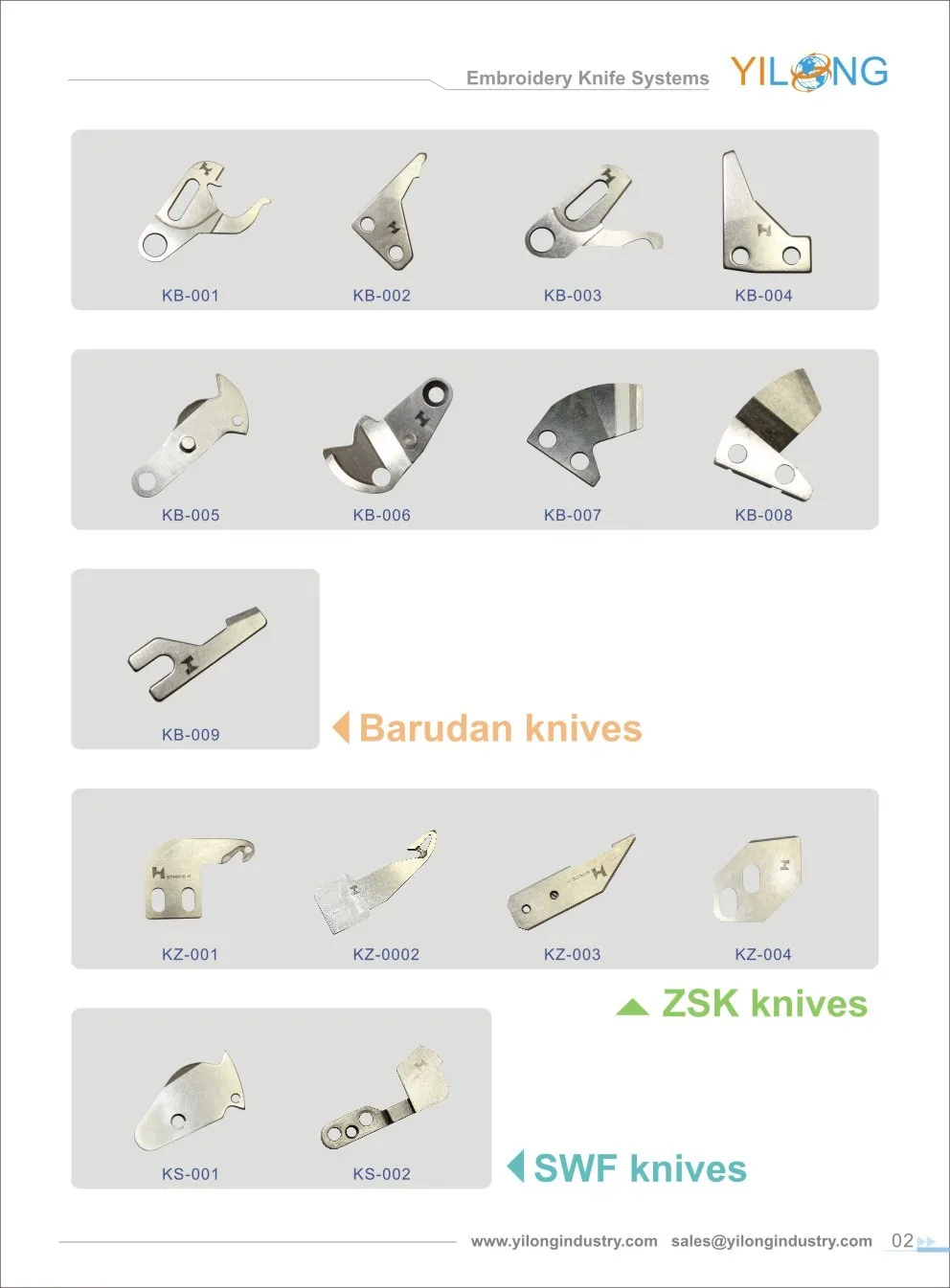 High Quality Zsk Embroidery Machine Spare Parts Machine Knife 540012 ...