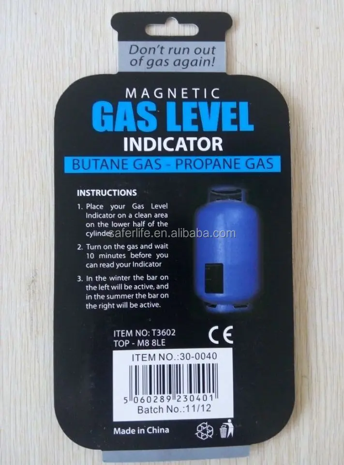 Saferlife Magnet Gas Level Indicator Gas Tank Test Card - Buy Magnet ...
