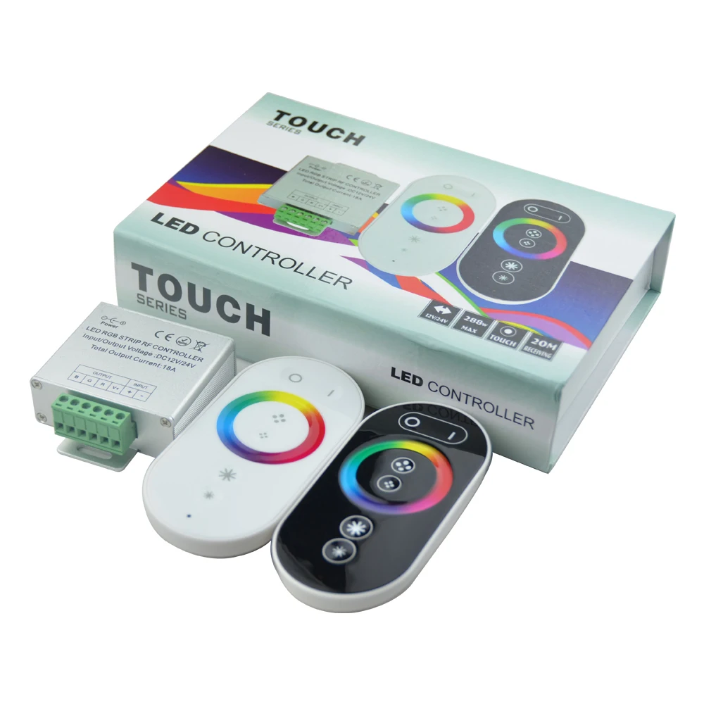 Feican Ce Rohs Rf Remote Aluminum Shell Full Touch Rgb Led Controller ...