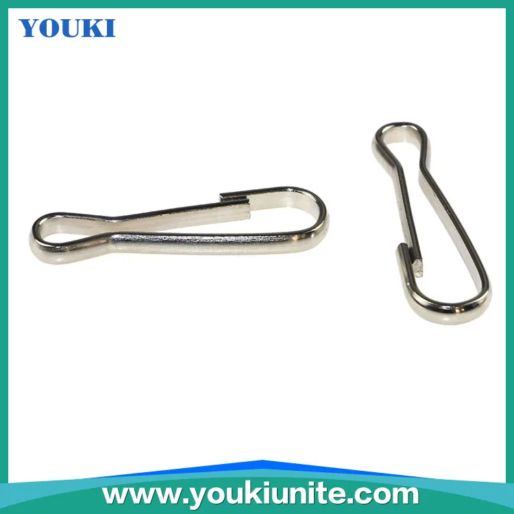 Bulk cheap Snap Stainless steel or iron Clip Hooks / Small Metal Snap Hook Clips/Metal Simplex ...