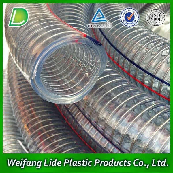 Pvc Antistatic Flexible Pneumatic Steel Wire Spiral Hose - Buy Steel ...