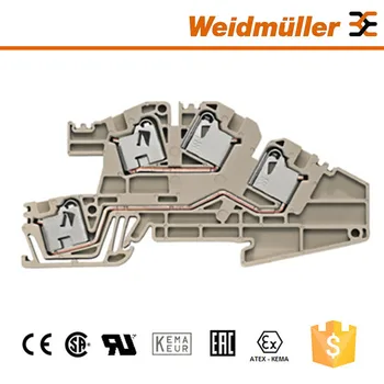 Weidmuller 1847630000 Push In Wire Connector Terminal Block Pdl 4 S/n/l ...