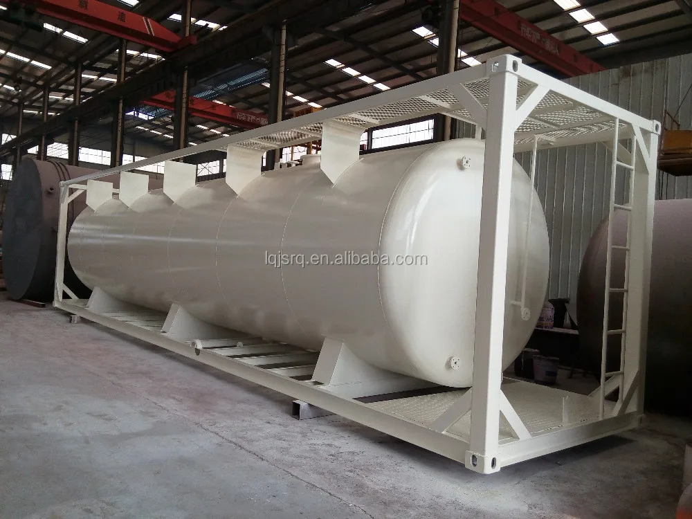 Transport Hazardous Chemicals And Corrosive Single Wall 20 Iso Tank ...