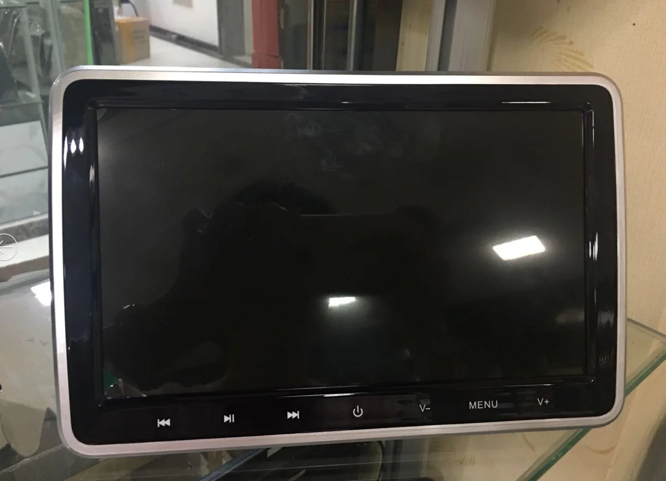 Wide Screen 10.1inch Car Lcd Monitor Car Hanging Behind The Headrest ...