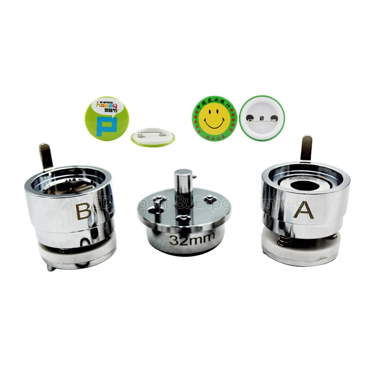 25mm 32mm 44mm 75mm Metal Pin Badge Mould Round Shape Button Badge ...