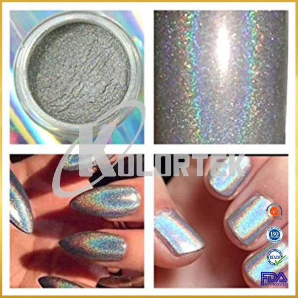 Holographic Glitter Pigment Spectraflair Holographic Pigment Nail Art ...