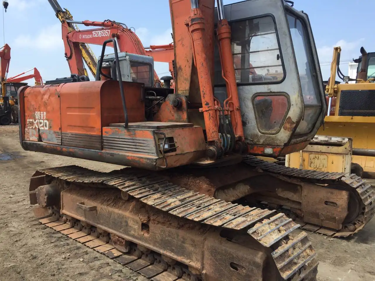 Used Hitachi Ex120-1 Excavator Made In Japan/ Original Ex120-3/120-1/ ...