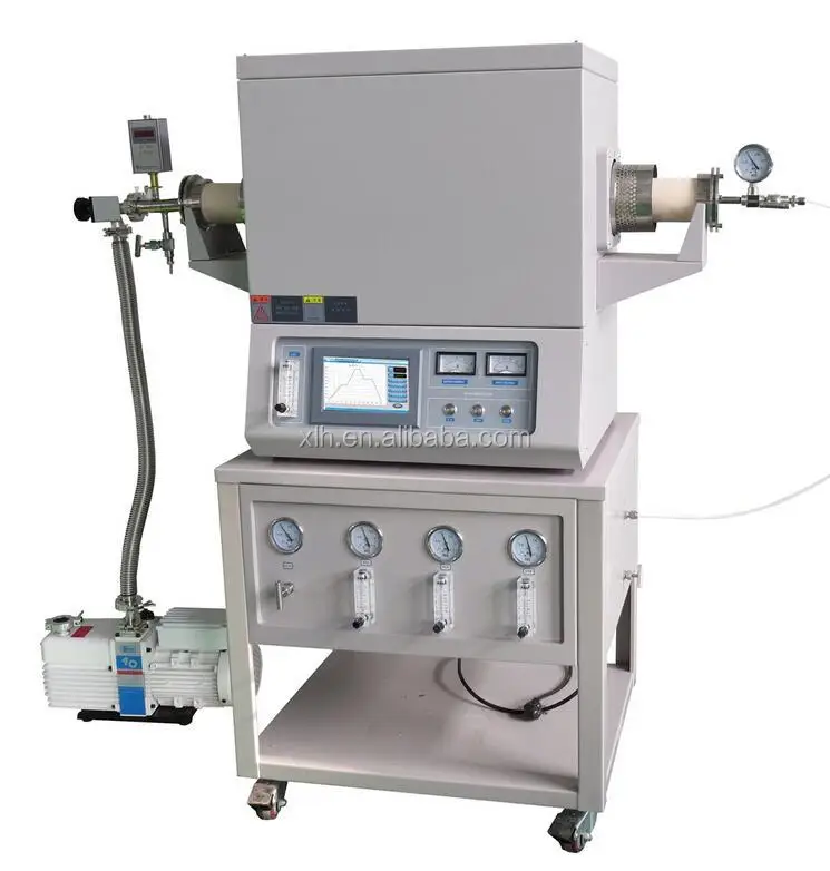 Laboratory Use Cvd Machine Double Heating Zones Cvd/pvd Coating Furnace ...
